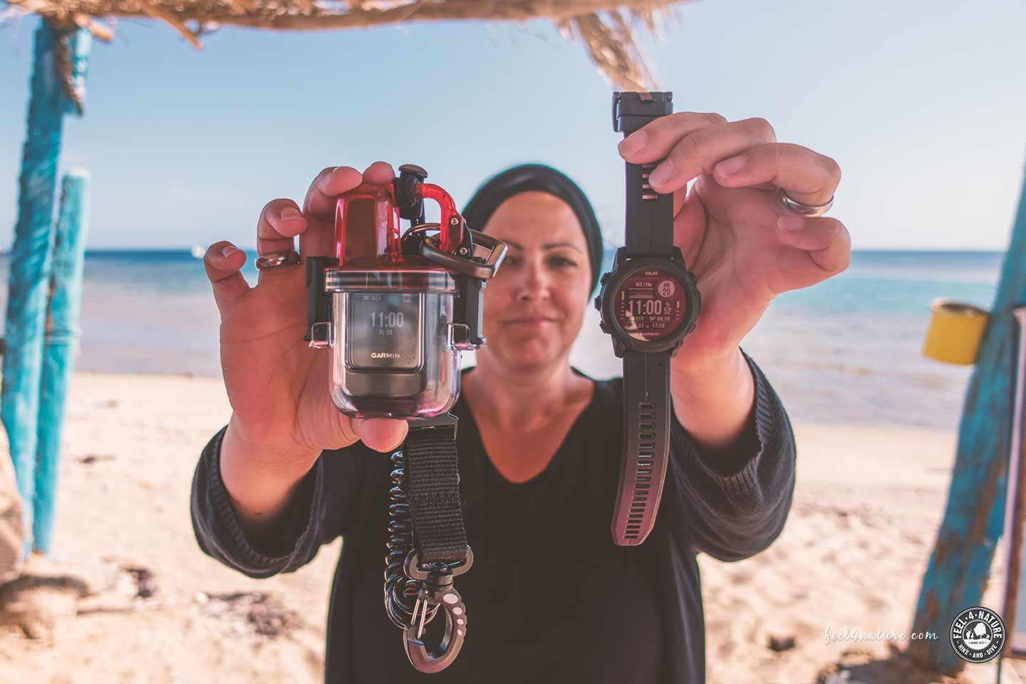 Garmin Descent G1 Test: Solar Tauchcomputer mit InReach Mini